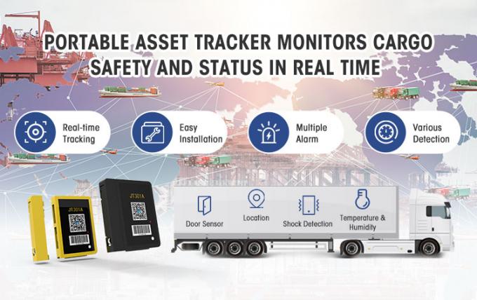 301 Logistics Portable Asset Tracker 4G Hidden Truck Door Monitoring