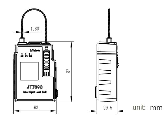 Bluetooth GPS Electronic Seal Tracker For Conainer Waterproof IP67