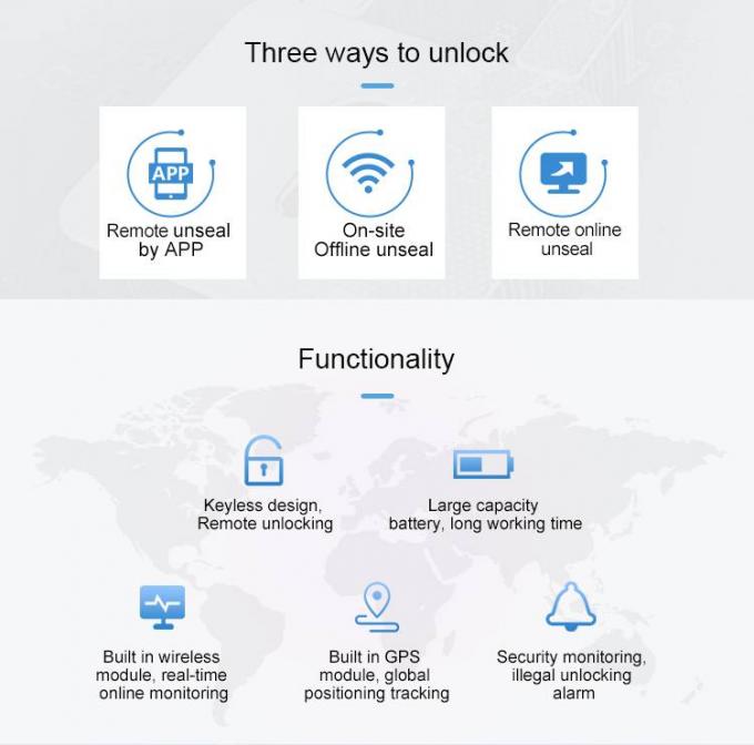 JT705A Stainless GPS Container Lock Waterproof Robust Heavy Metal GPS Padlock