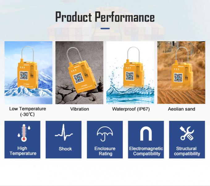 Jointech JT709C Electronic Lock Container Cargo Logistic Security Asset ...