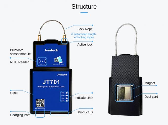 Jointech JT705C Customizable Container GPS Camera Video Padlock High ...